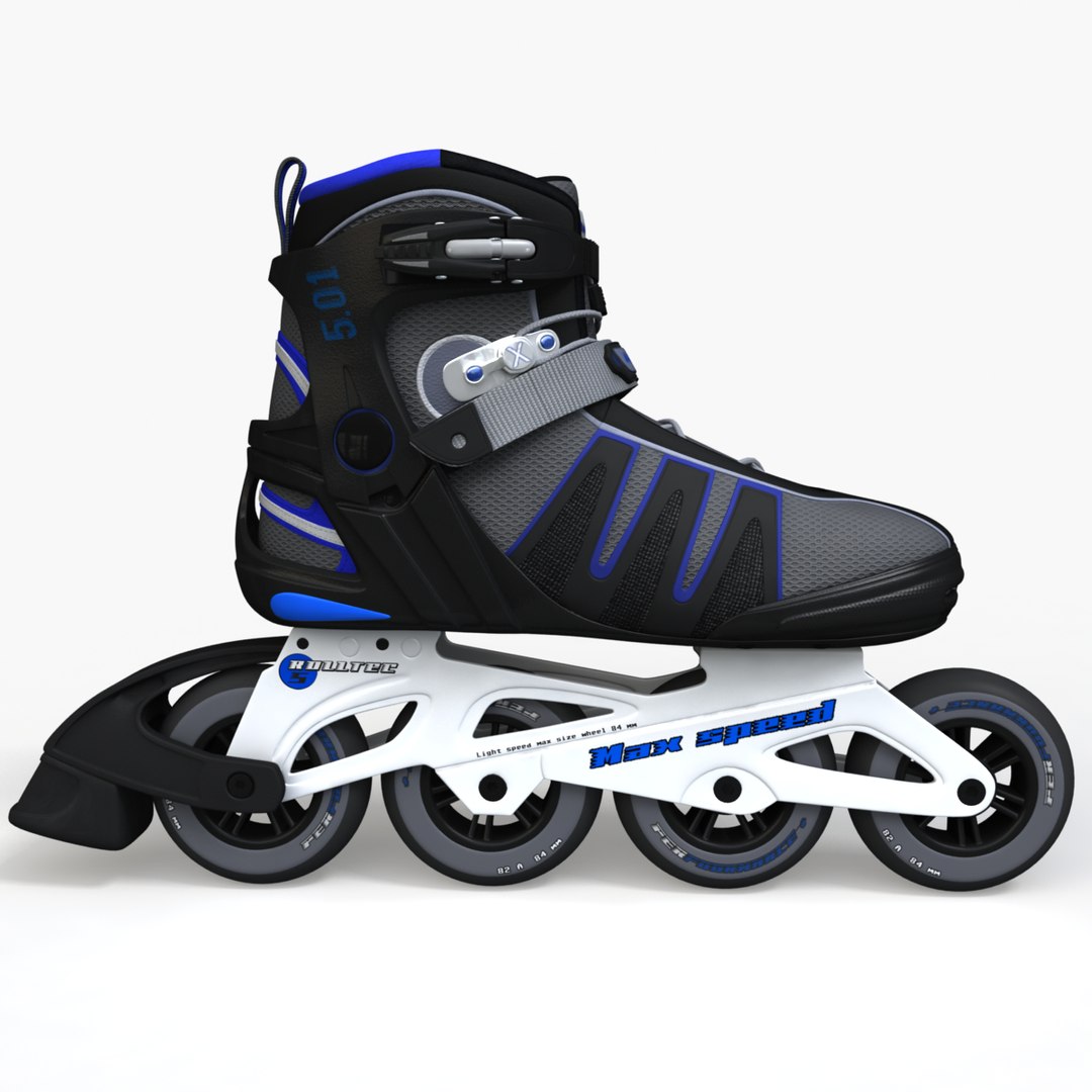 3d Model Rollerblades Roller