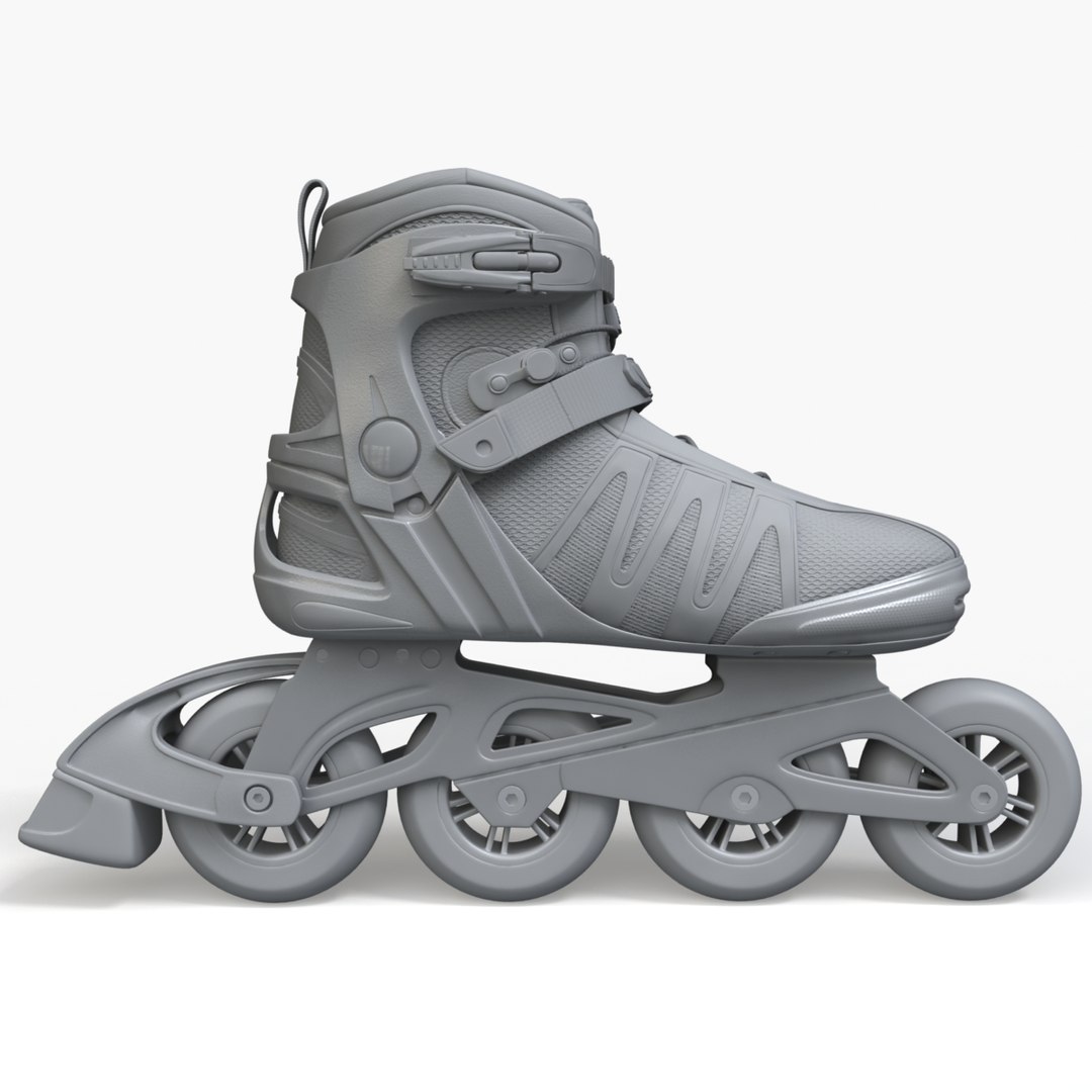 3d Model Rollerblades Roller