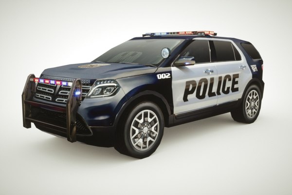 3D armored police van truck model - TurboSquid 1279914