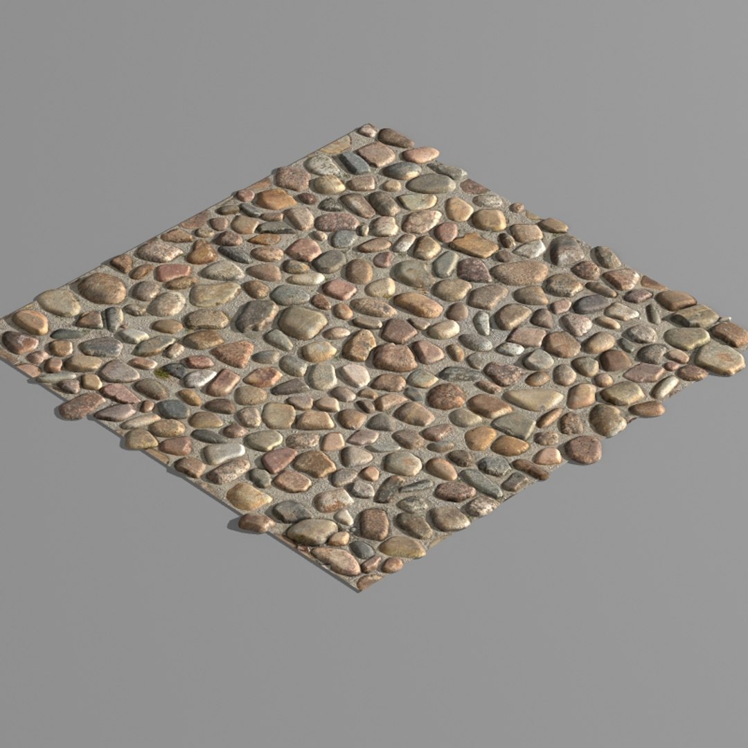 3d Model Paving Stones 02