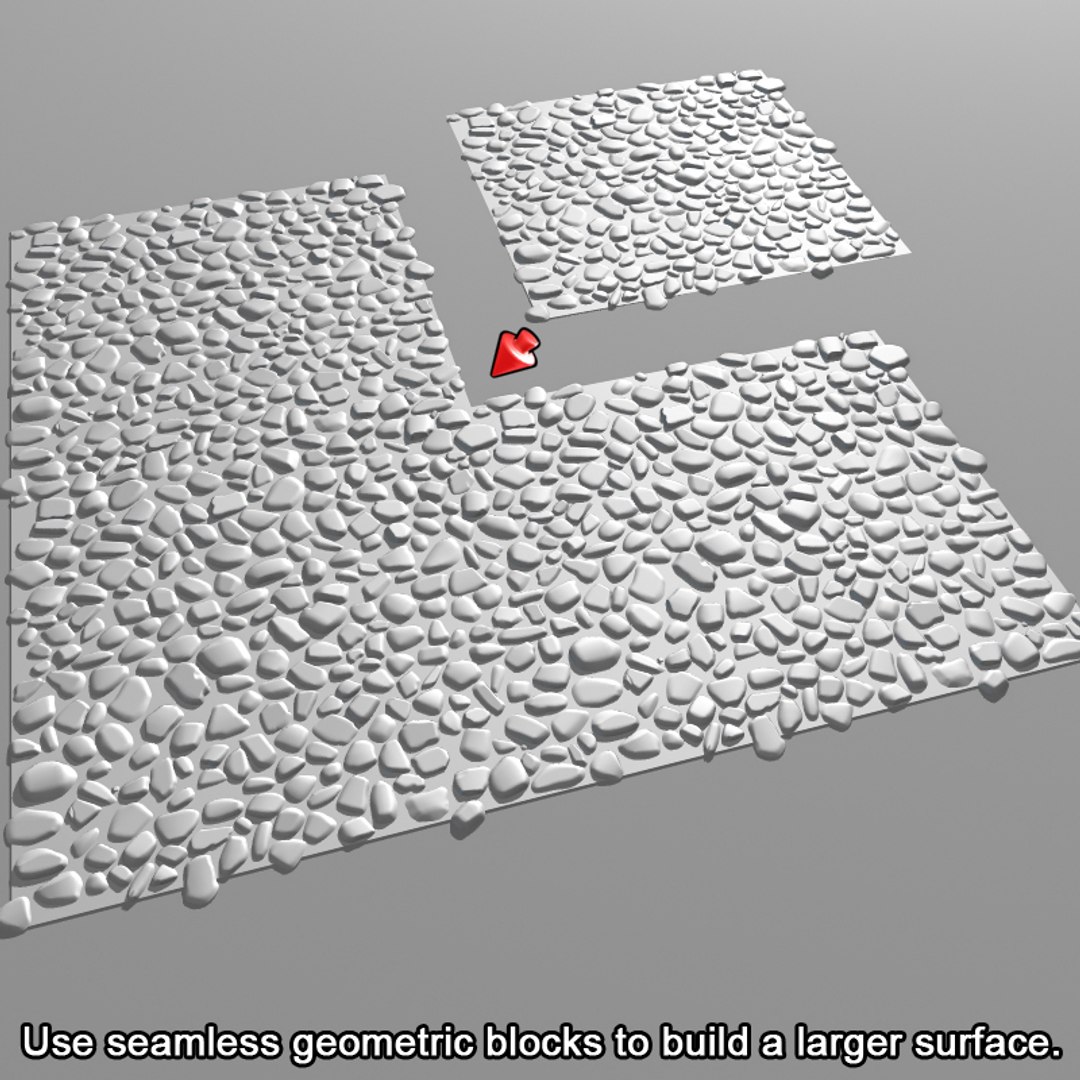 3d Model Paving Stones 02