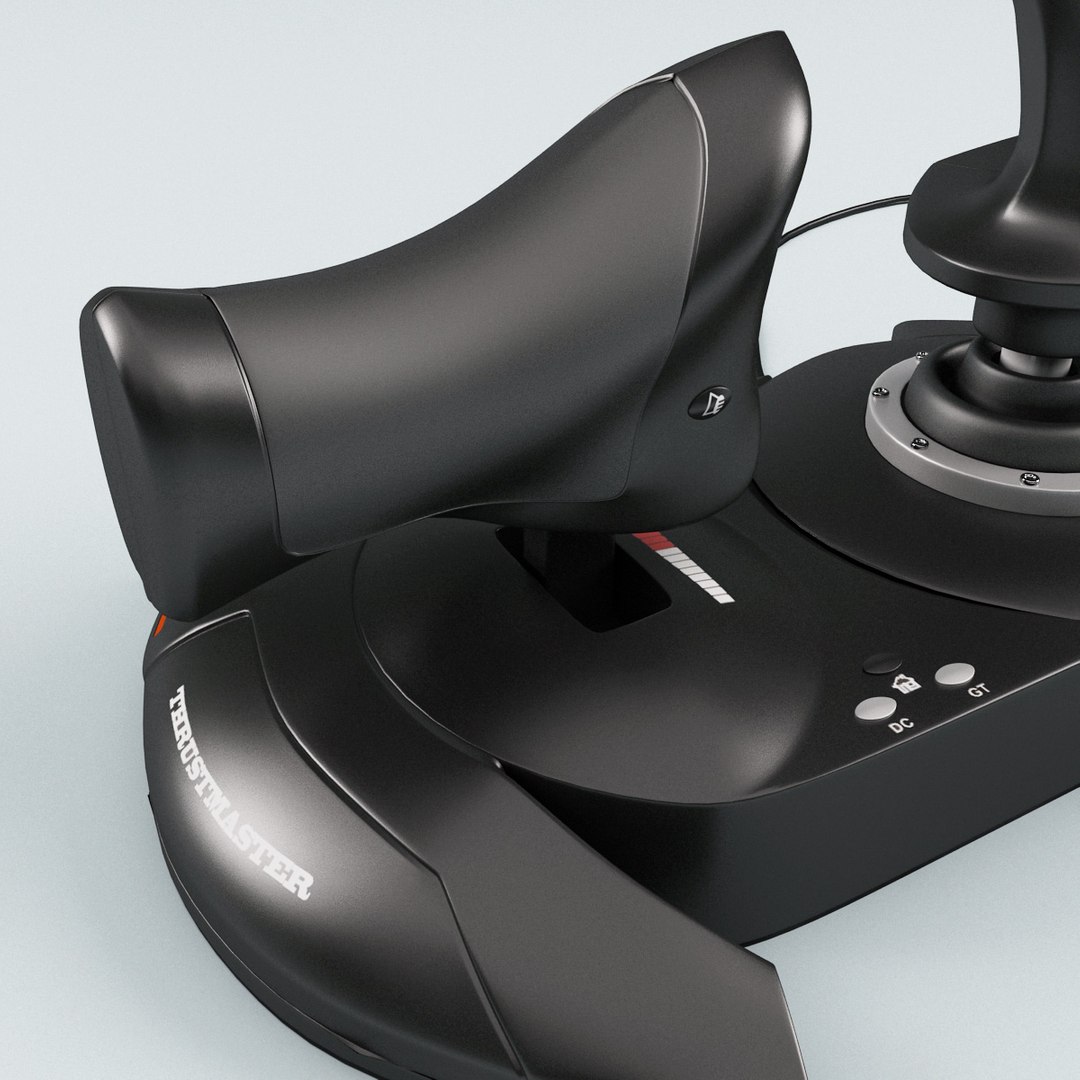 Joystick Thrustmaster T-flight 3d Model