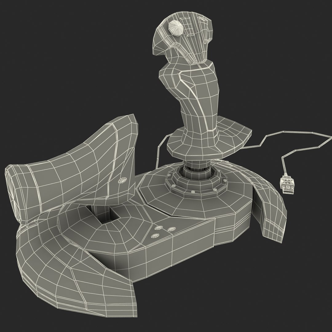 Joystick Thrustmaster T-flight 3d Model