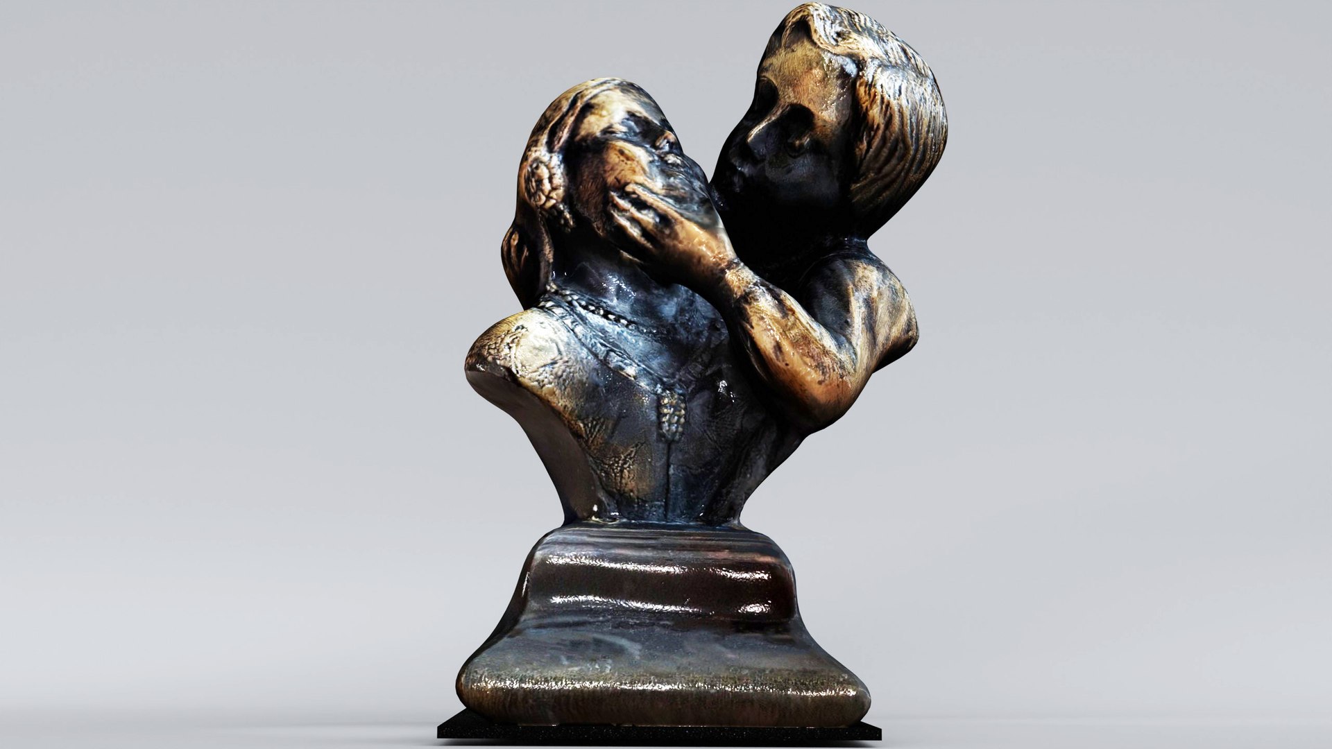 Statue Rodin 3D Model - TurboSquid 2173739