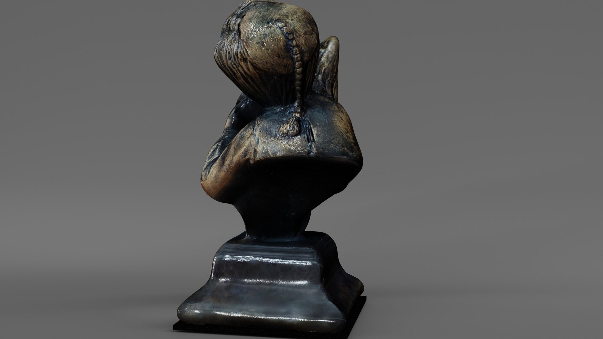 Statue Rodin 3D Model - TurboSquid 2173739