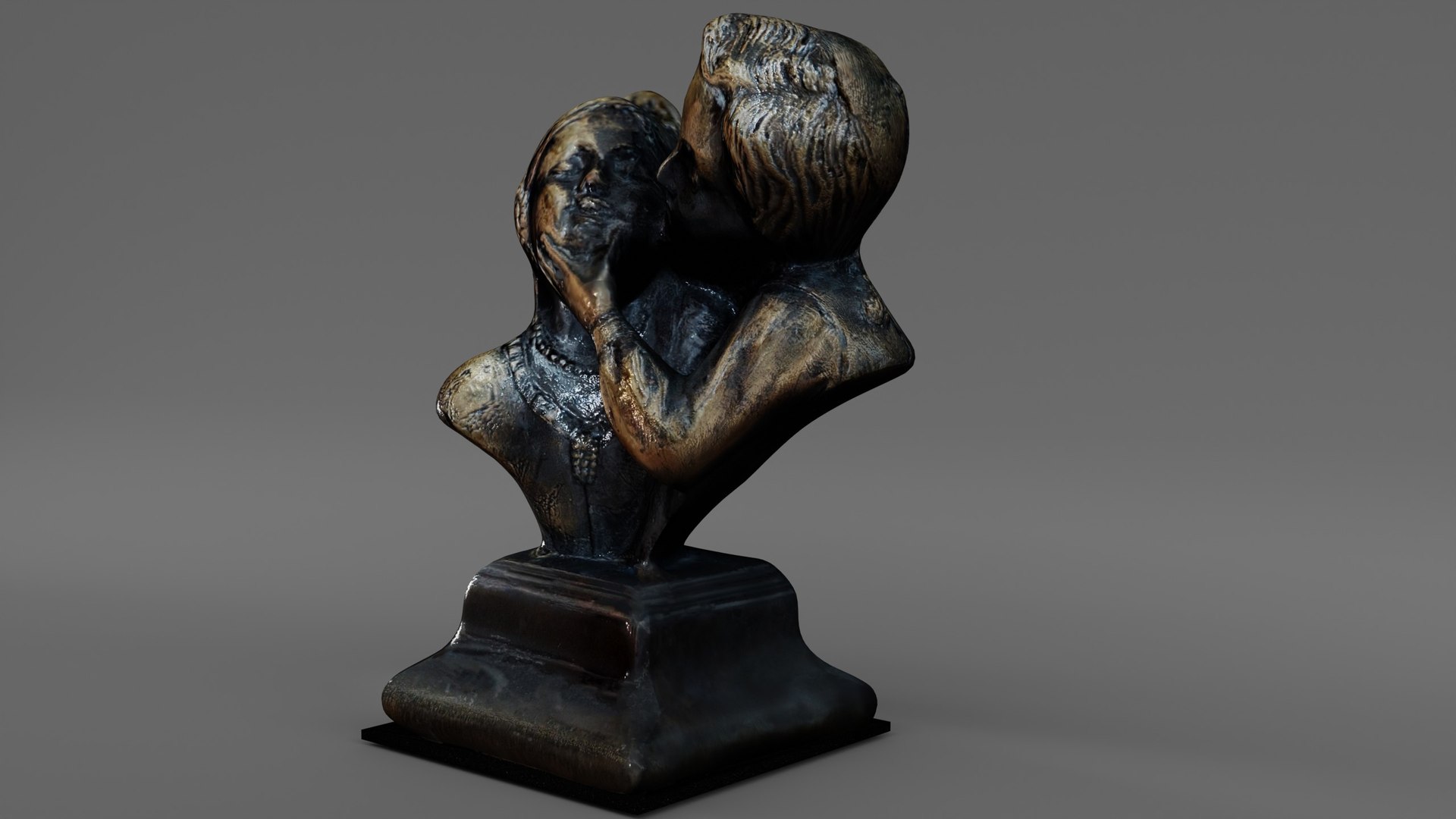 Statue Rodin 3D Model - TurboSquid 2173739