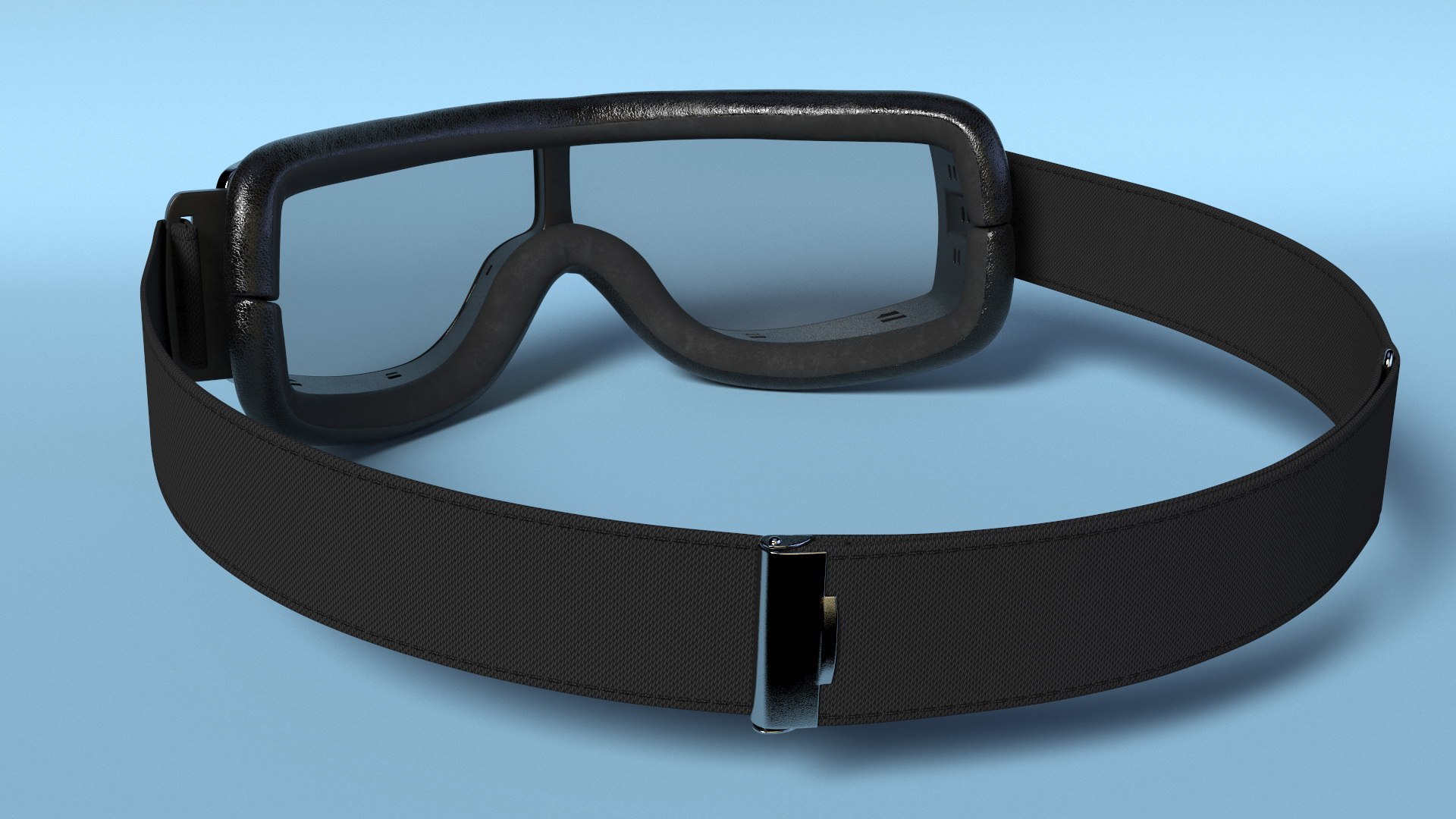 Black Aviator Goggles Model - TurboSquid 2389443