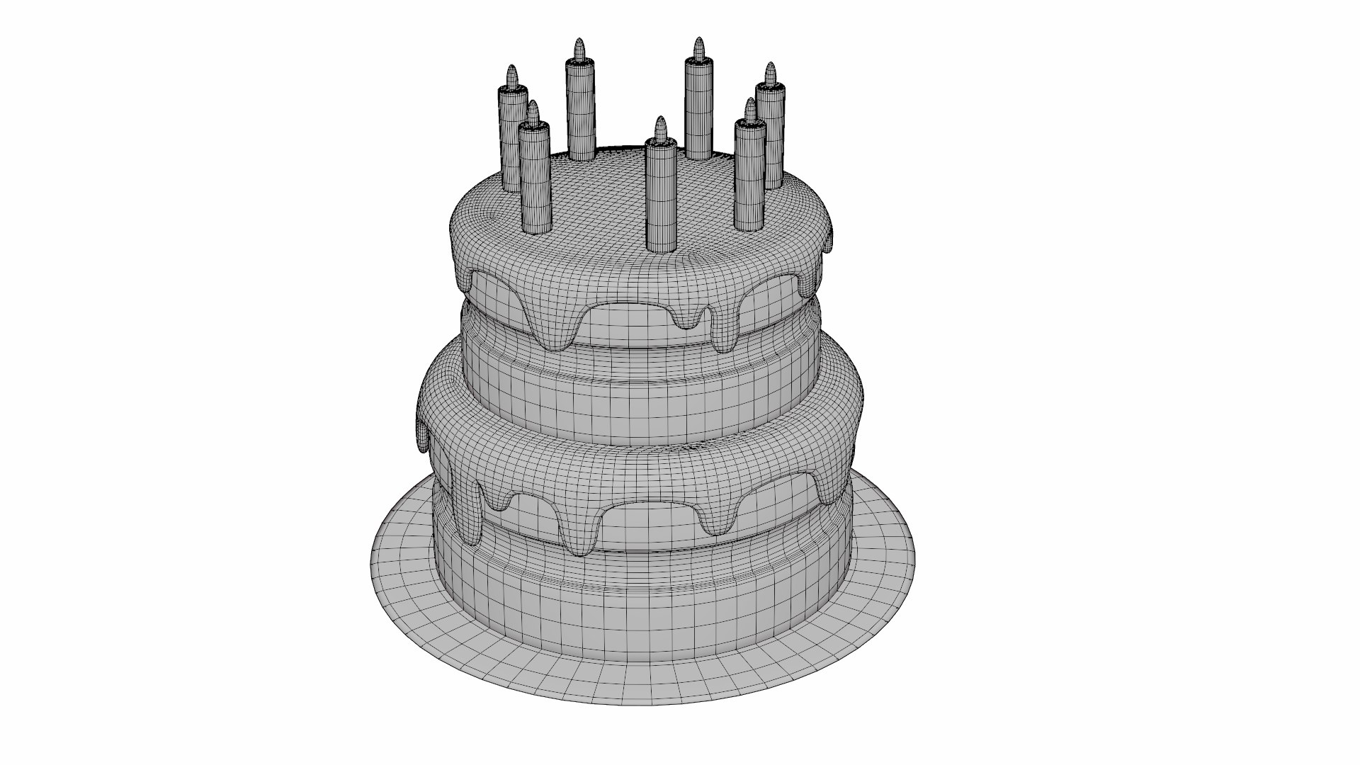 3D Model Tart Cake - TurboSquid 1944971