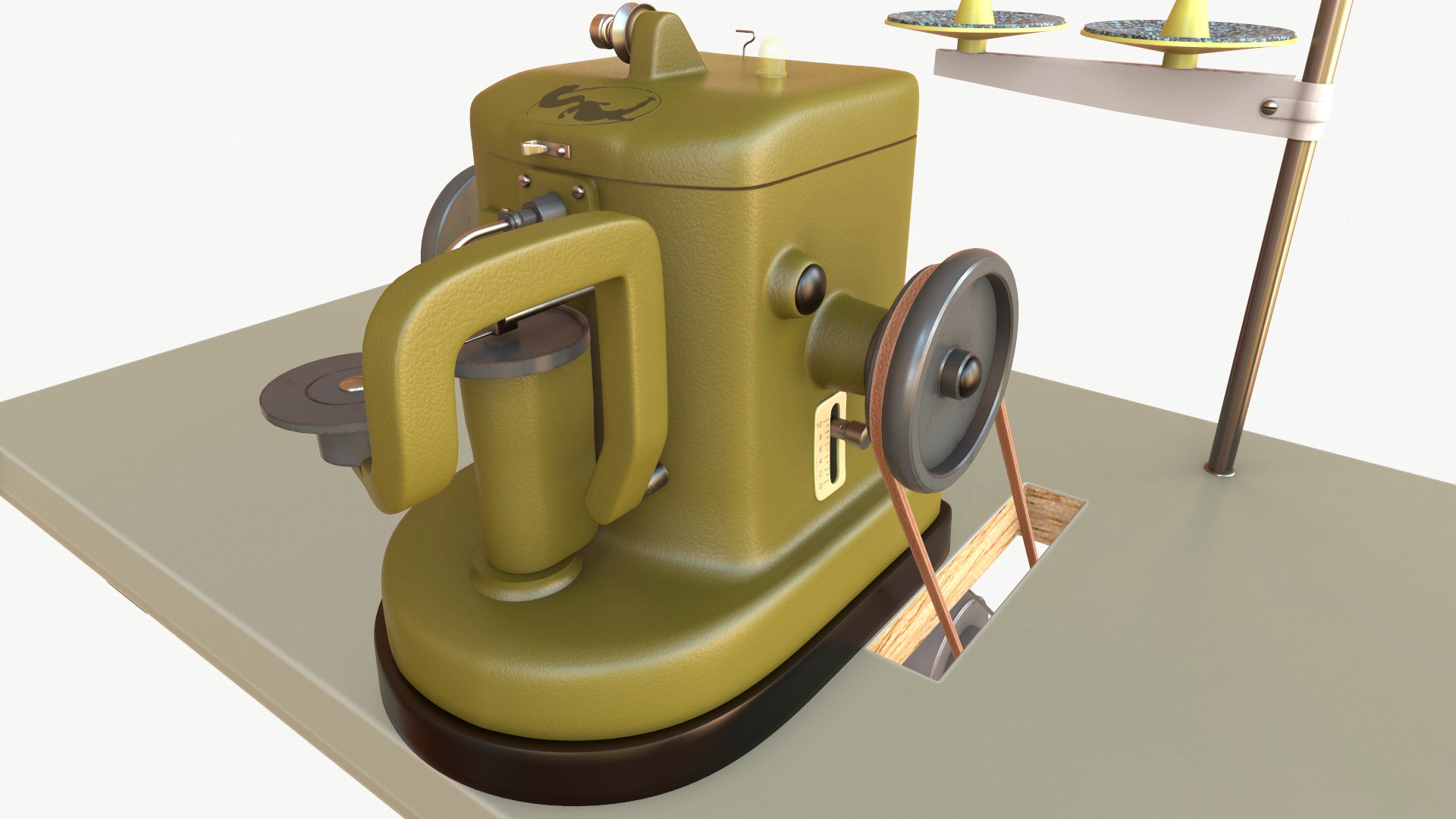 3D Fur And Leather Sewing Machine - TurboSquid 2213143