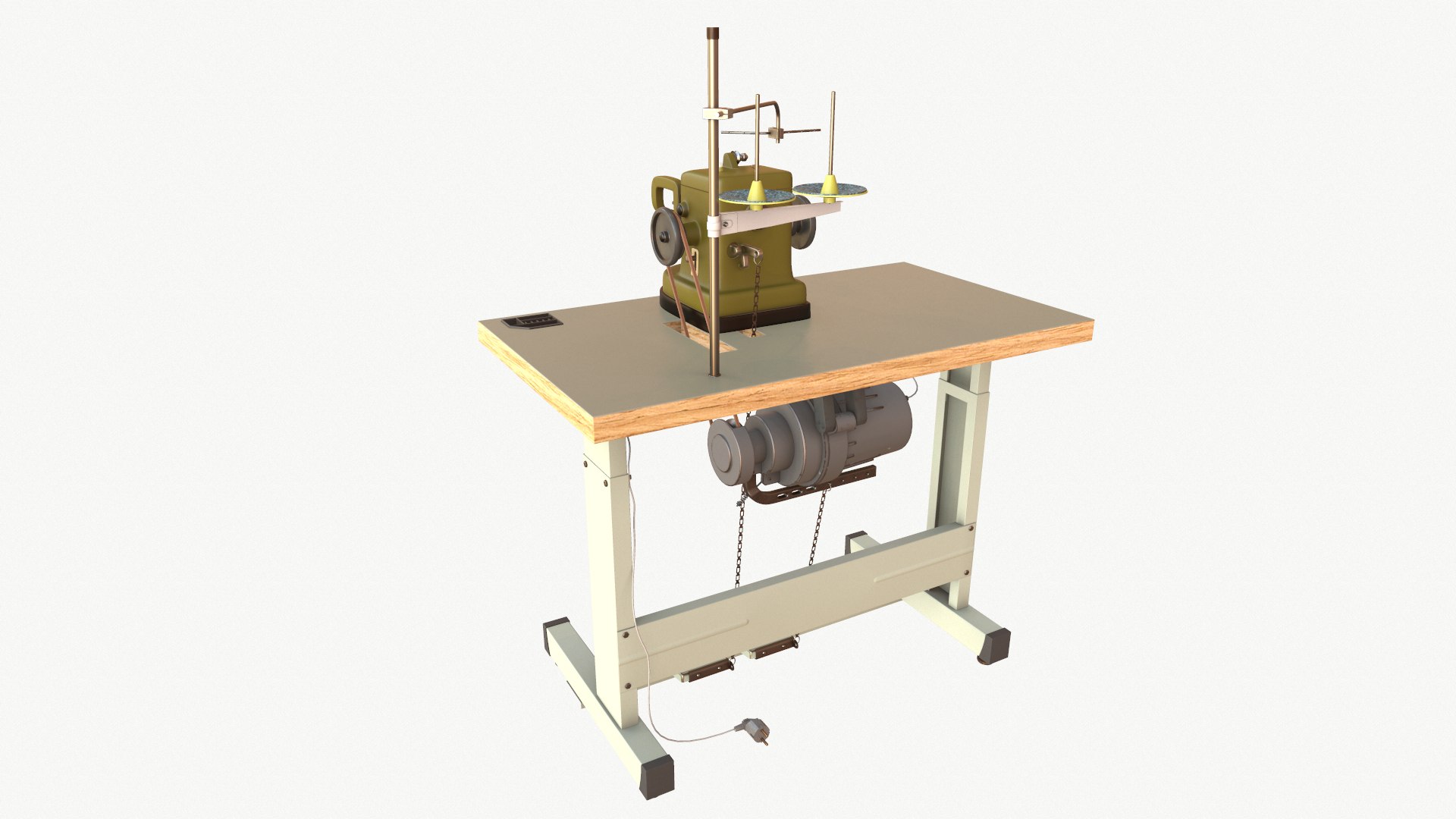 3D Fur And Leather Sewing Machine - TurboSquid 2213143