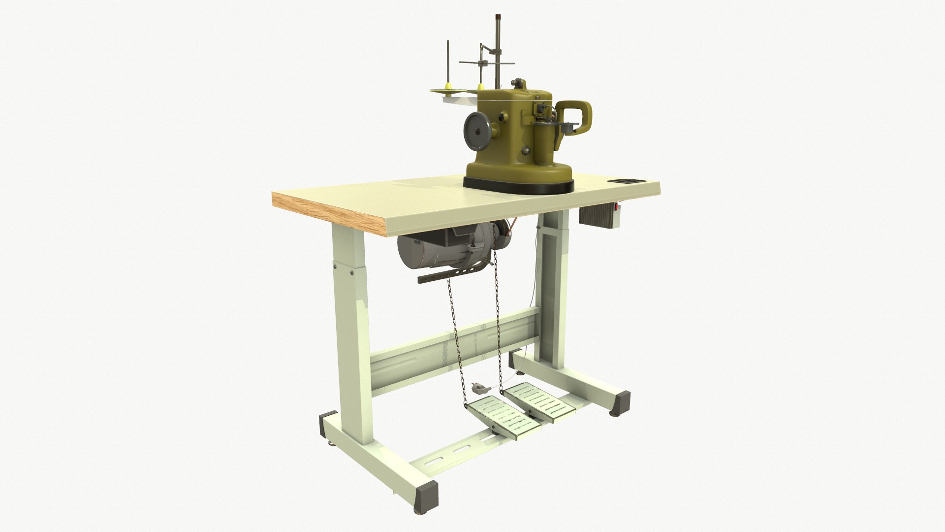 3D Fur And Leather Sewing Machine - TurboSquid 2213143