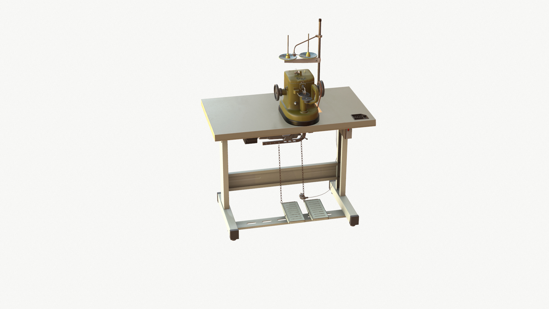 3D Fur And Leather Sewing Machine - TurboSquid 2213143