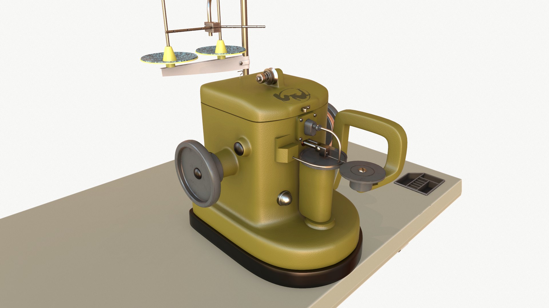 3D Fur And Leather Sewing Machine - TurboSquid 2213143