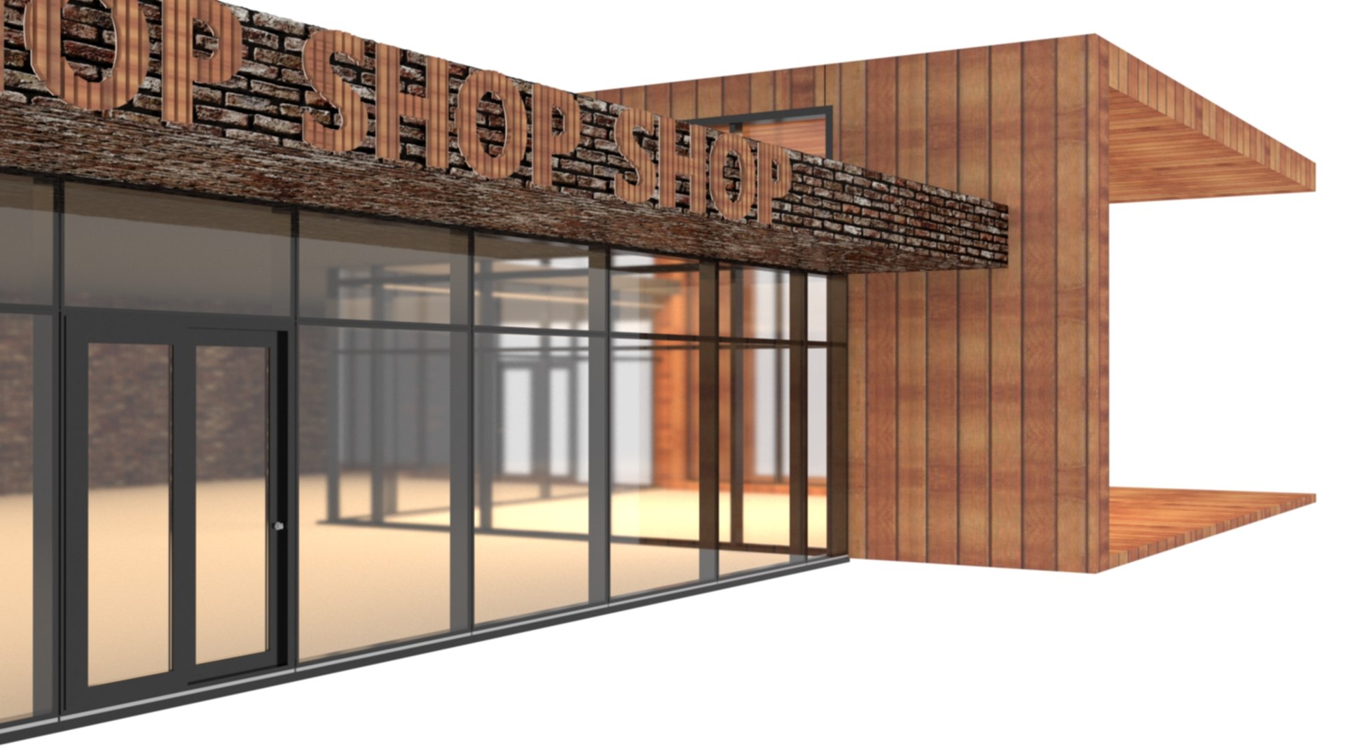 3D Model Shop Supermarket - TurboSquid 1813074