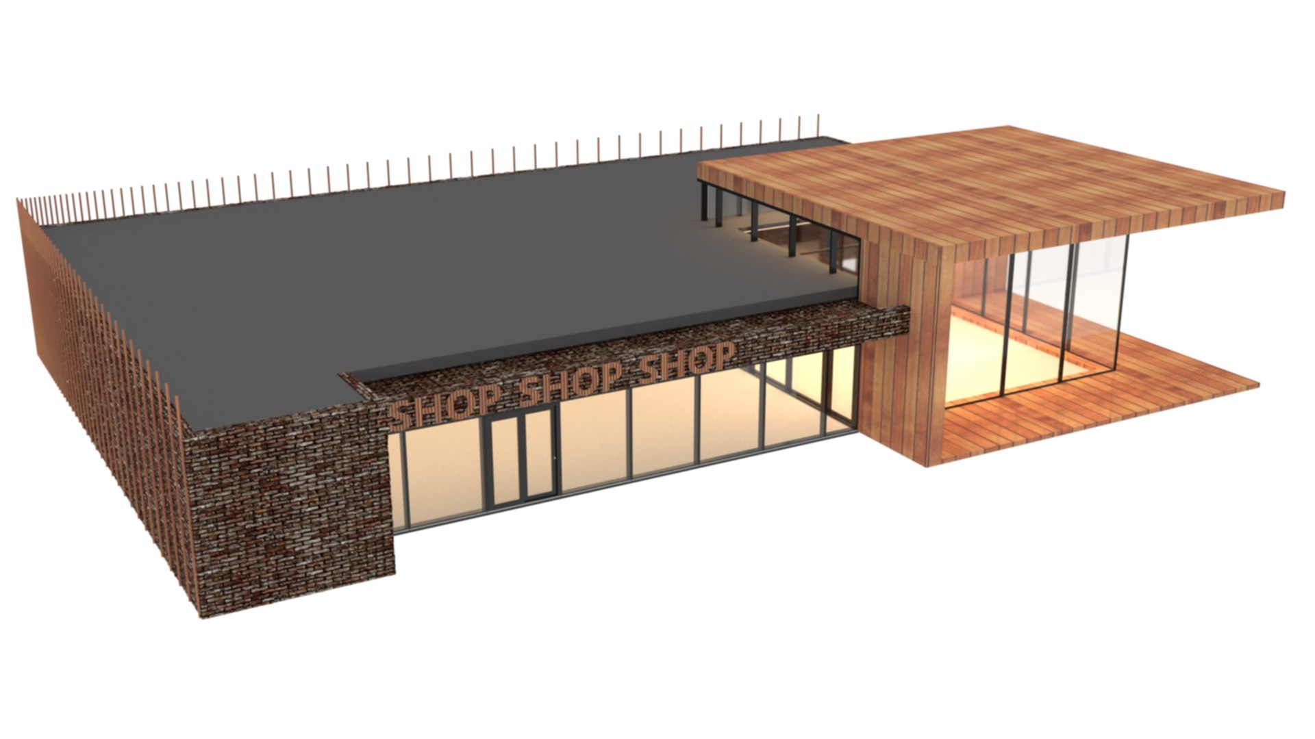 3D Model Shop Supermarket - TurboSquid 1813074