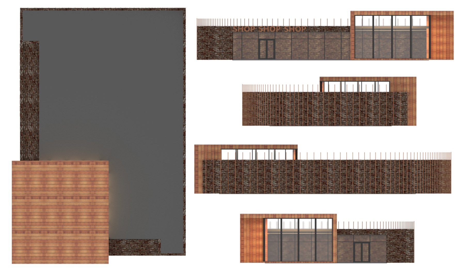 3D Model Shop Supermarket - TurboSquid 1813074