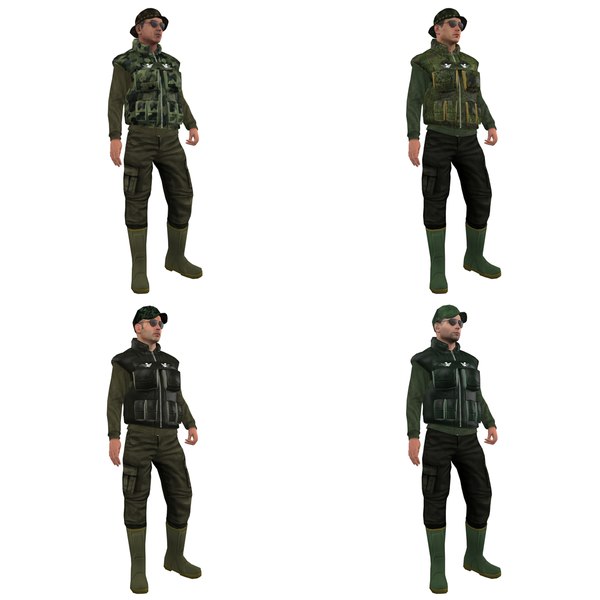 3D Fisher Models | TurboSquid