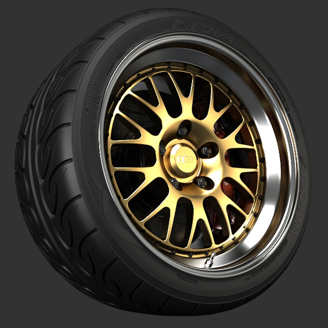 3ds Max Ccw Lm20 Wheel