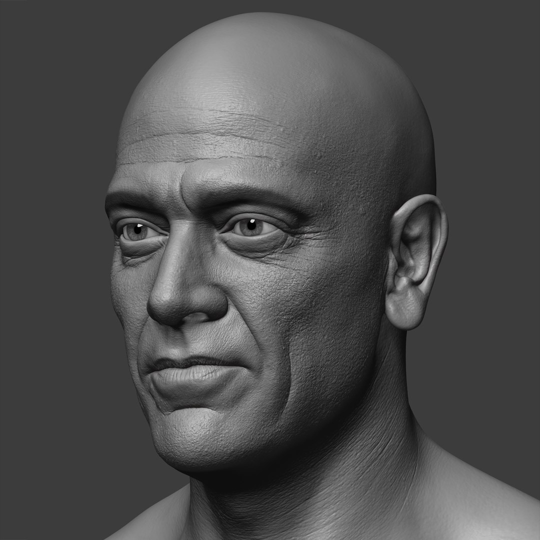 Jeffrey Dean Morgan Head 3D - TurboSquid 1425718
