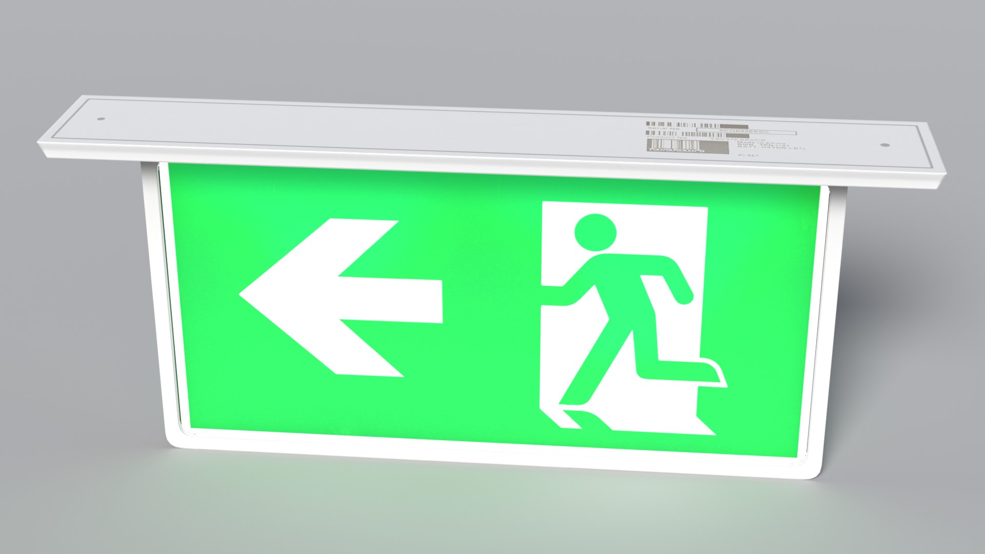 Emergency Exit Indicator 3D - TurboSquid 1880022