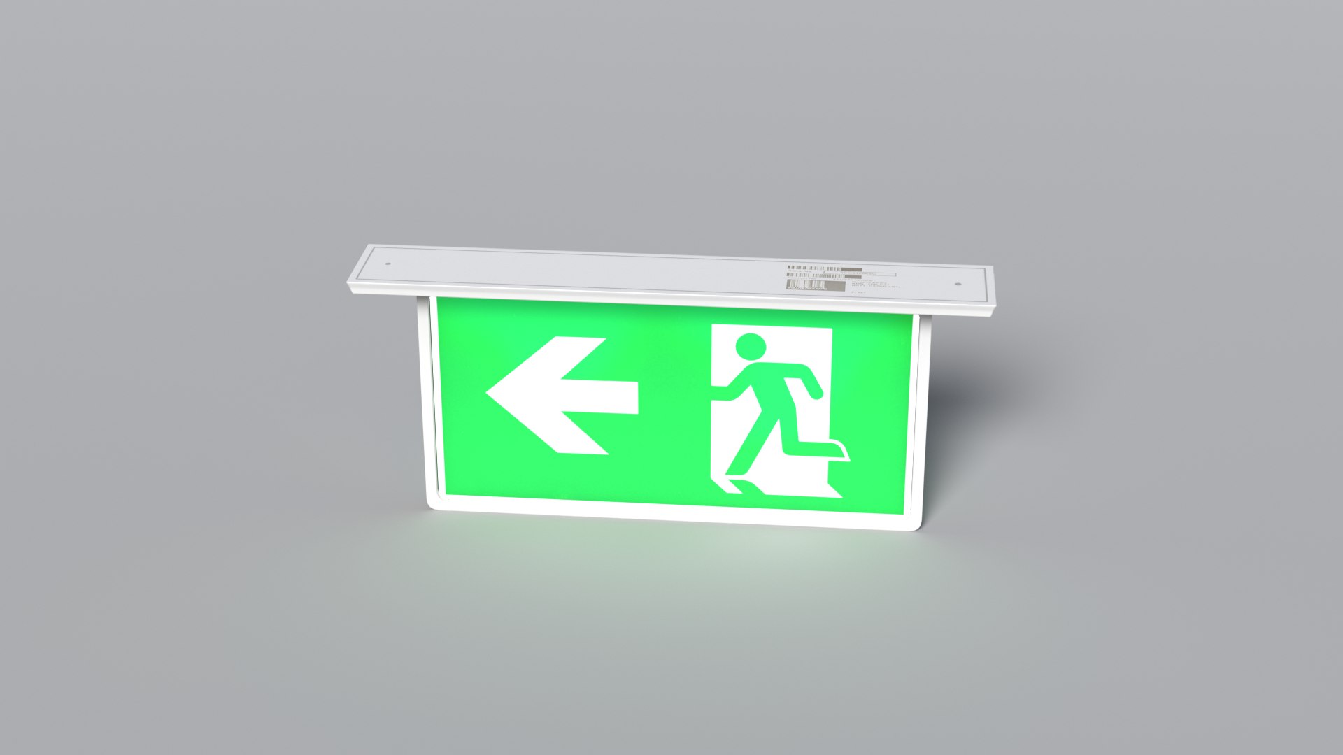 Emergency Exit Indicator 3D - TurboSquid 1880022