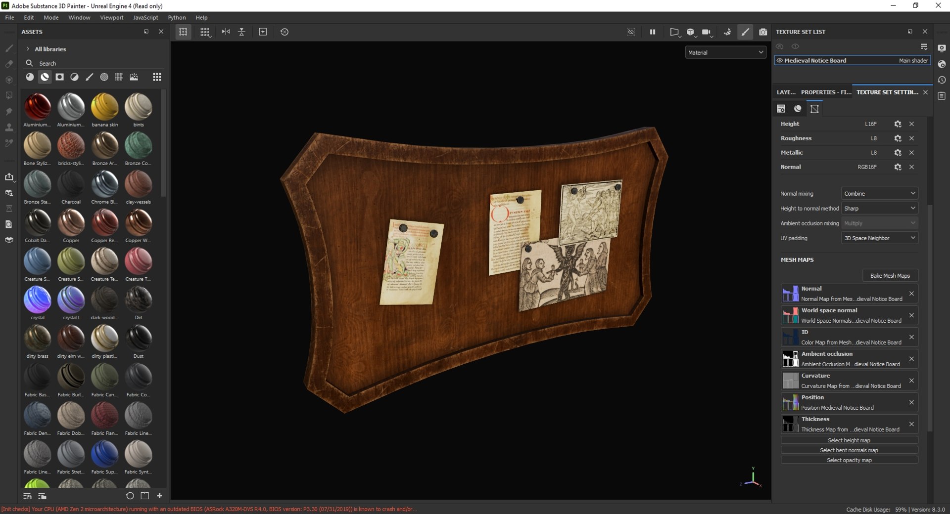 3D Medieval Notice Board model - TurboSquid 2114211