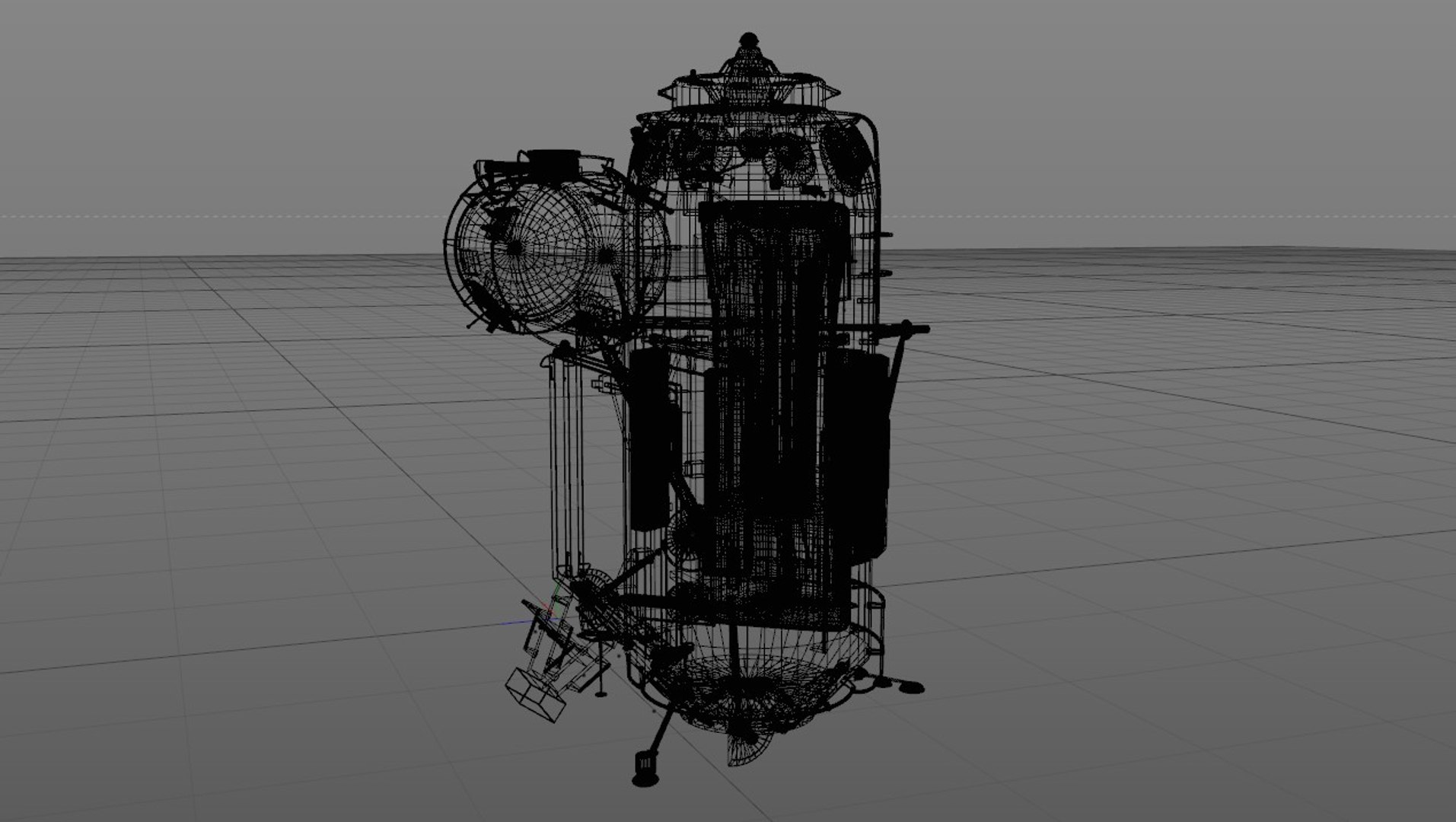3d Model Of Iss Rassvet Mini Research