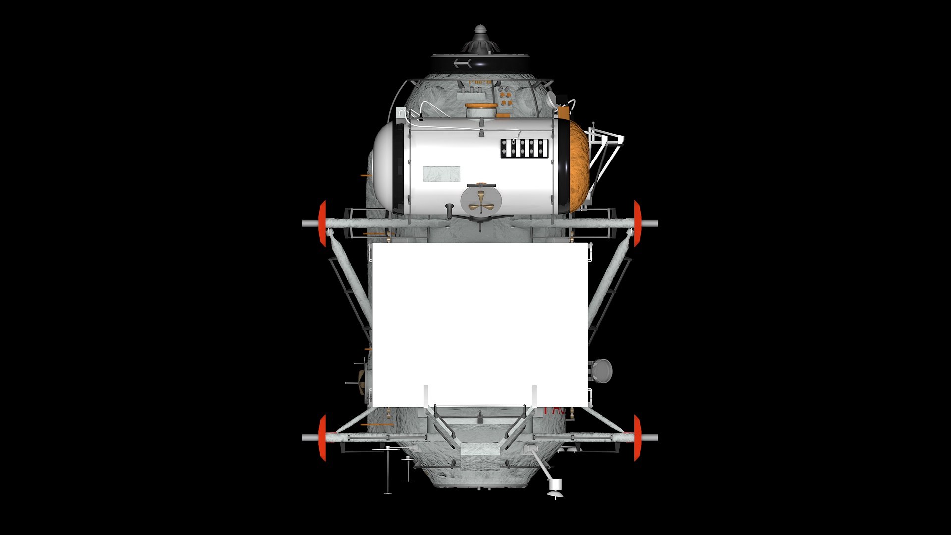 3d Model Of Iss Rassvet Mini Research