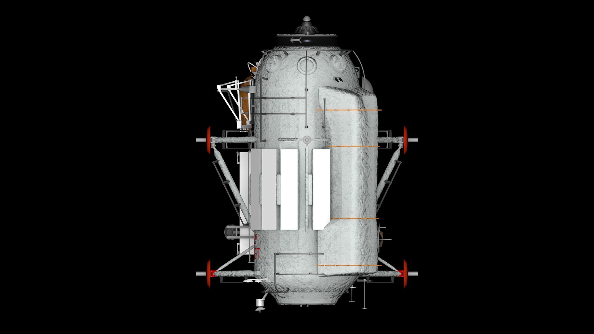 3d Model Of Iss Rassvet Mini Research