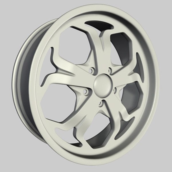 viking wheel 3d model