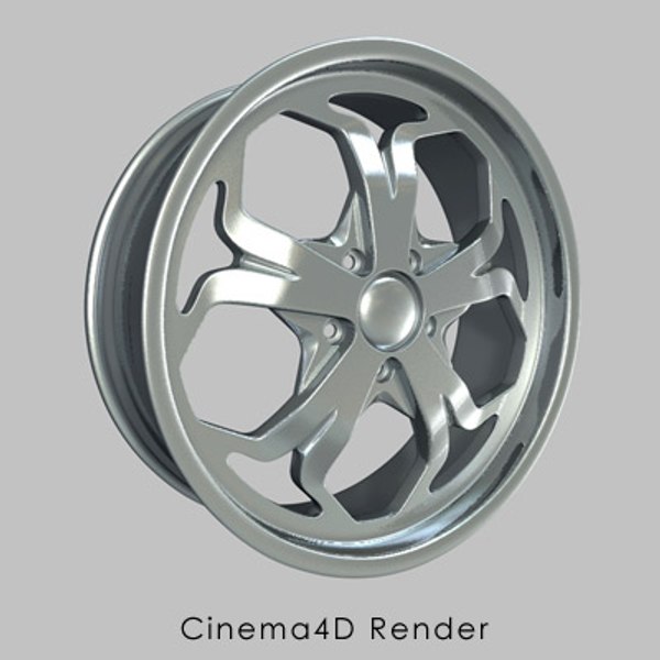 viking wheel 3d model