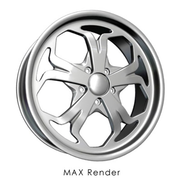 viking wheel 3d model