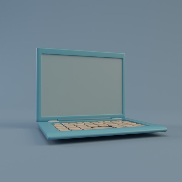 3d cartoon notebook toon