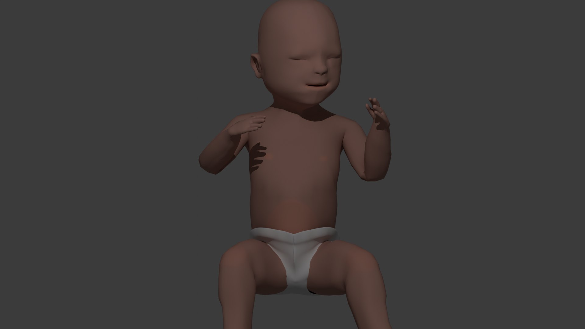 3D Bebe Neonato Newborn Baby - TurboSquid 2226397