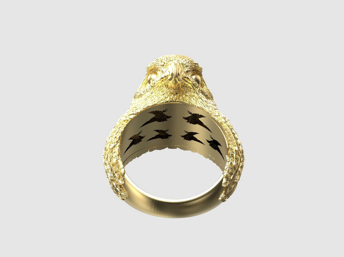Falcon Ring High Detail 3D Print Model 3D Model - TurboSquid 1876693