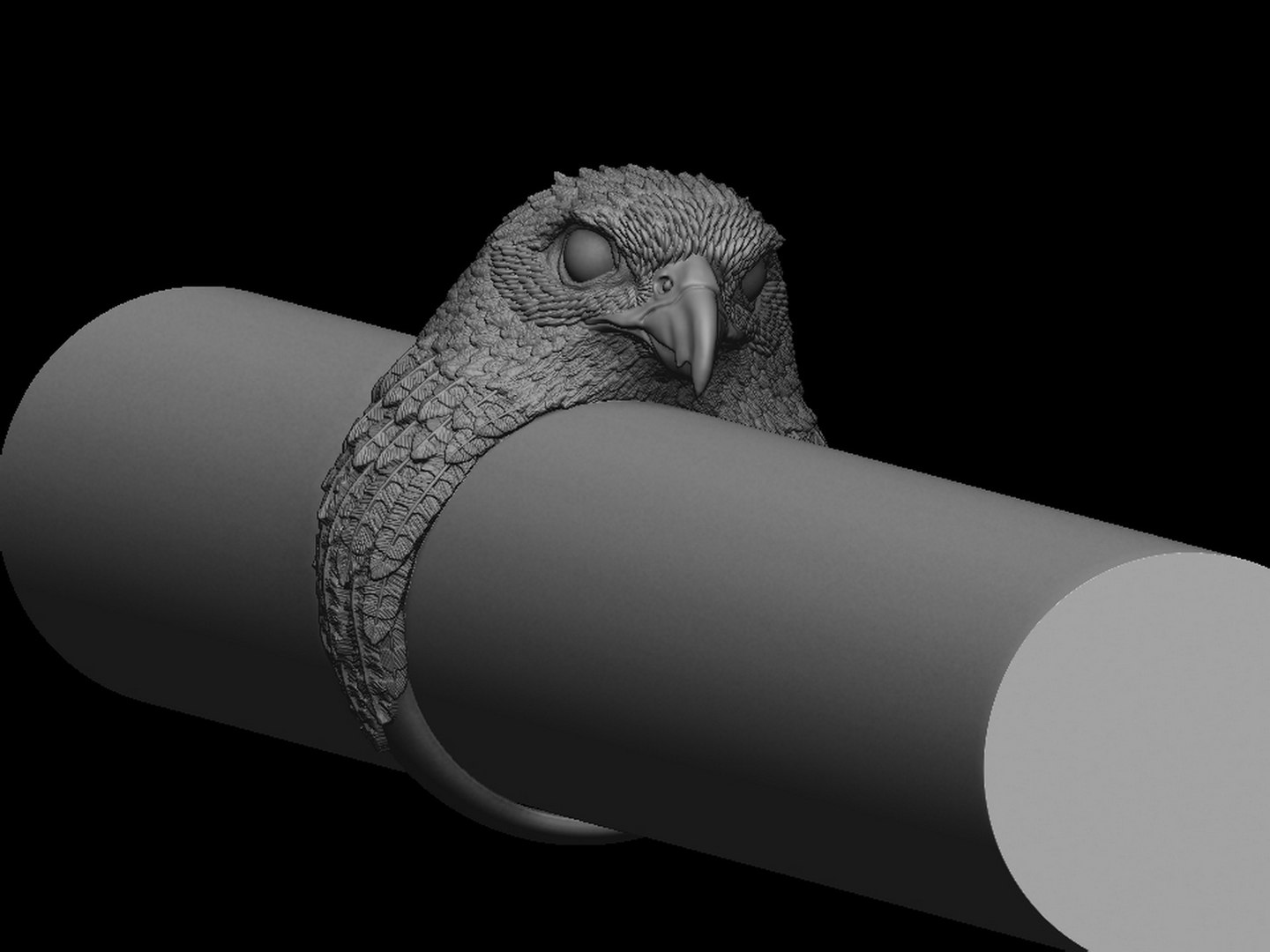 Falcon Ring High Detail 3D Print Model 3D Model - TurboSquid 1876693
