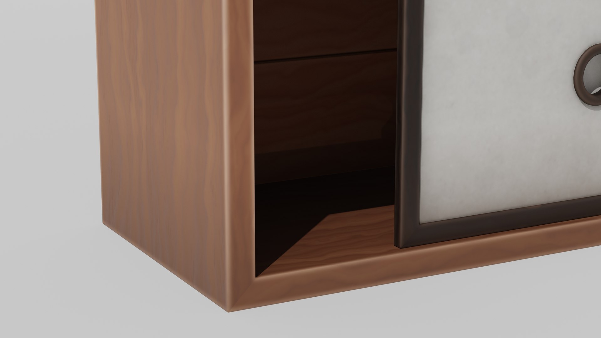 Japanese Furniture Kit - Small Shelves 3D Model - TurboSquid 1959332