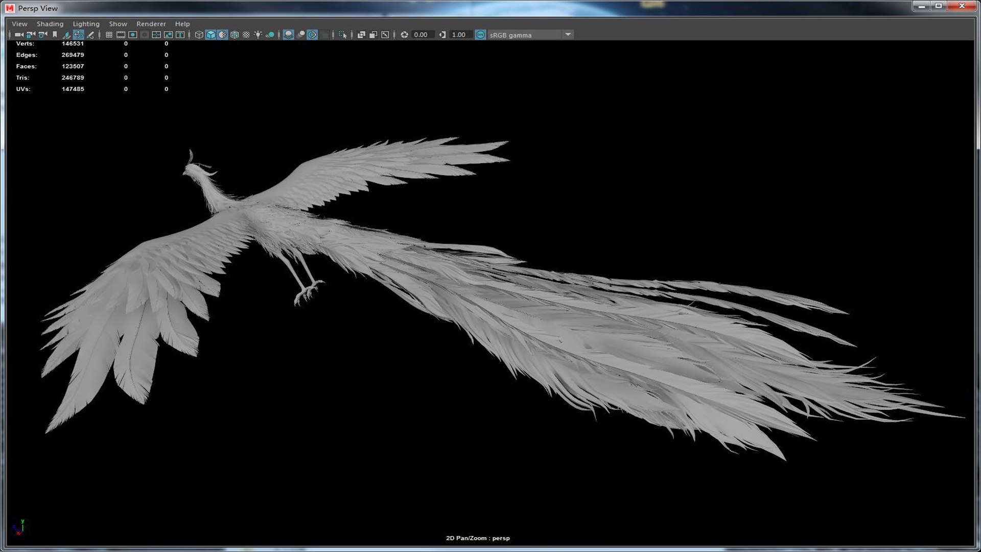 3D Phoenix Undead Bird Phoenix Model - TurboSquid 2027675