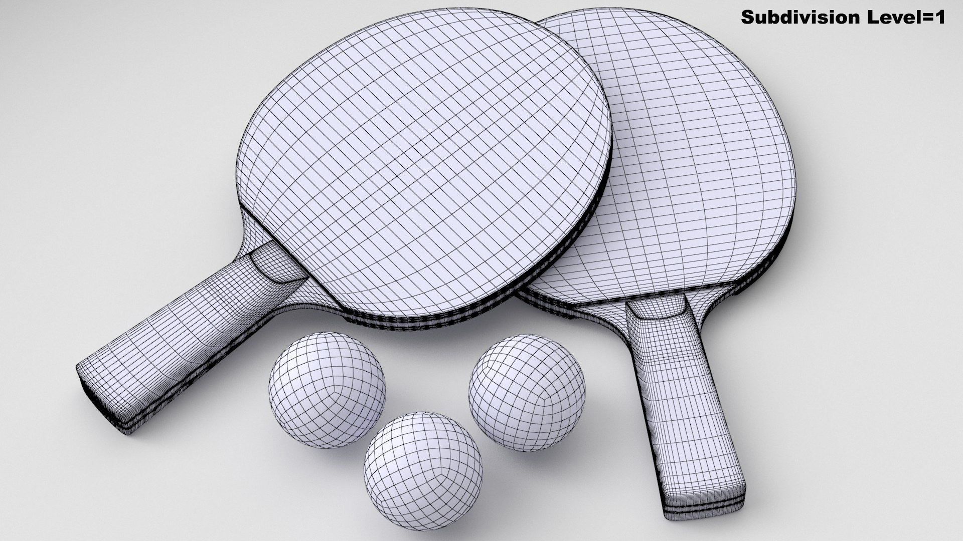 Ping Pong Paddles 03 3D Model - TurboSquid 1954701