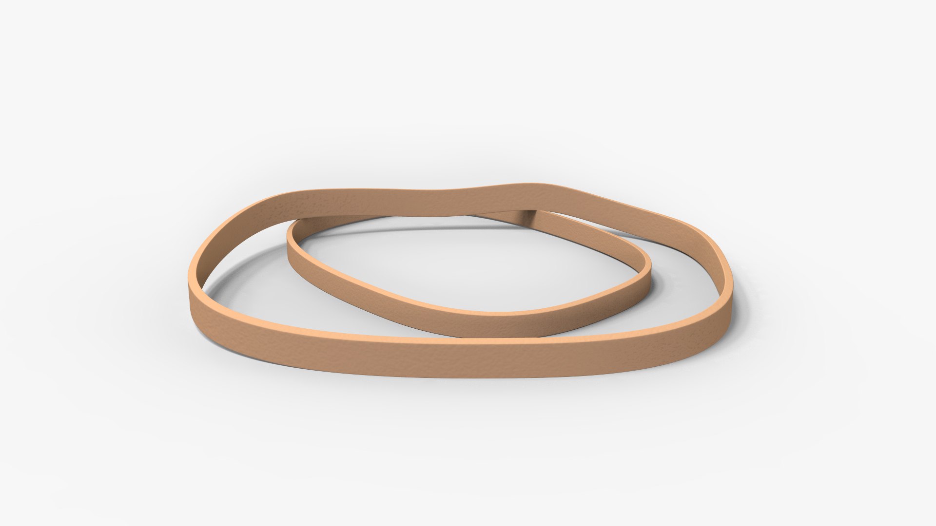 3D 2 Rubber Bands Model - TurboSquid 1624823