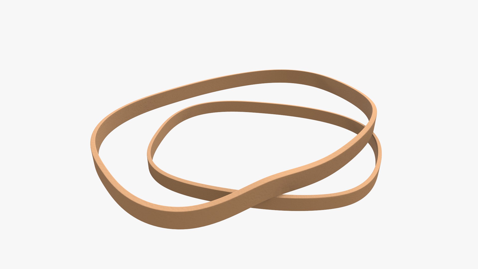 3D 2 Rubber Bands Model - TurboSquid 1624823