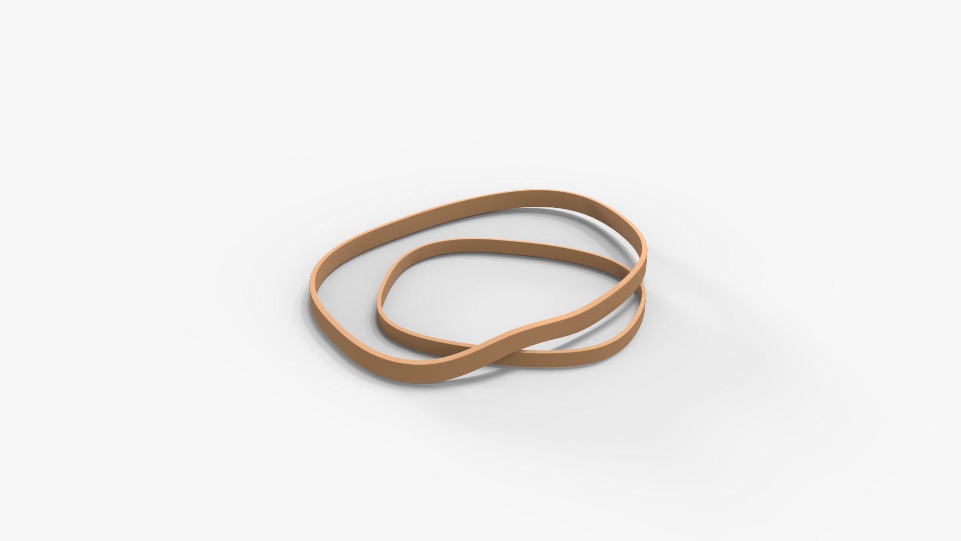 3D 2 Rubber Bands Model - TurboSquid 1624823