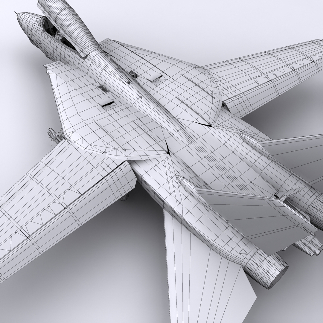 3d model f-14 fighter jet f-14d