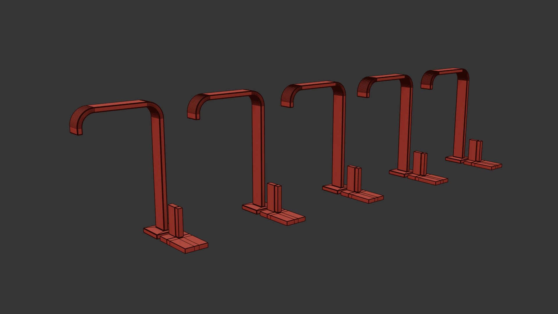 3D Andrew Single-lever faucet for kitchen by rvb - TurboSquid 2114521