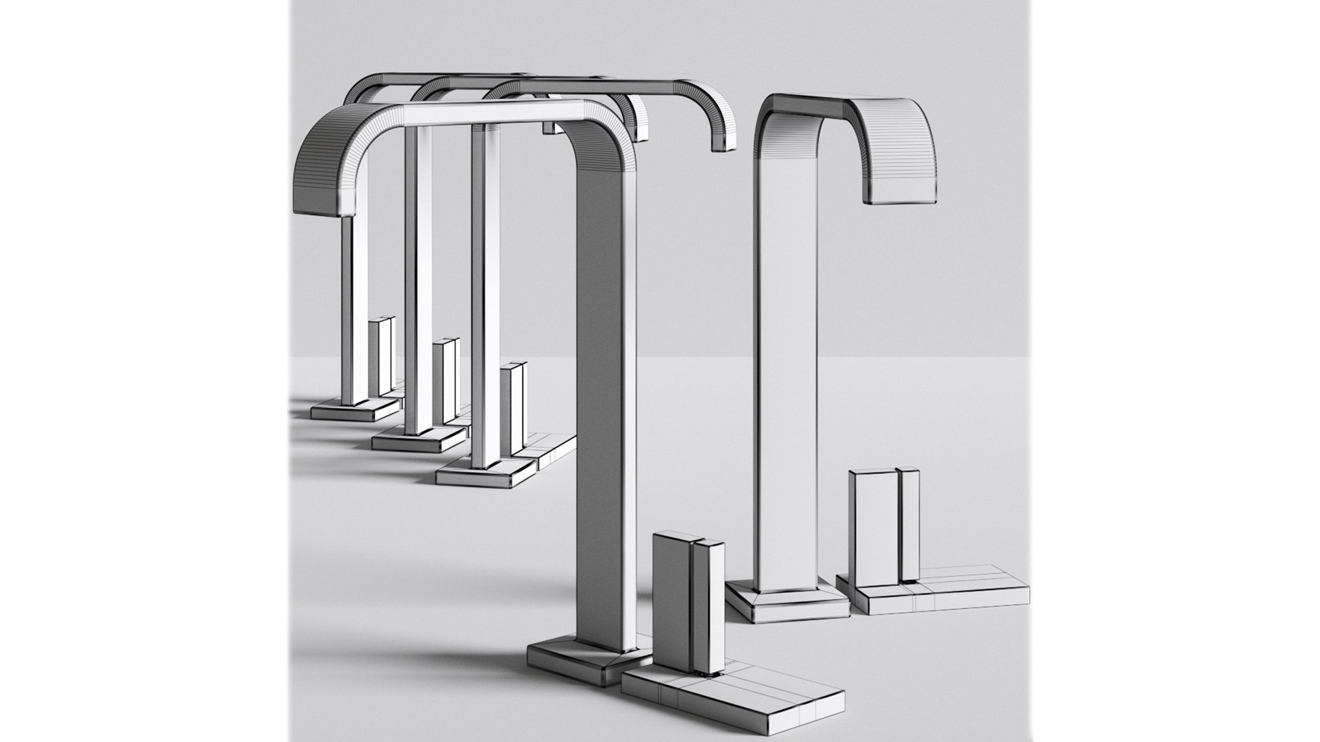 3D Andrew Single-lever faucet for kitchen by rvb - TurboSquid 2114521