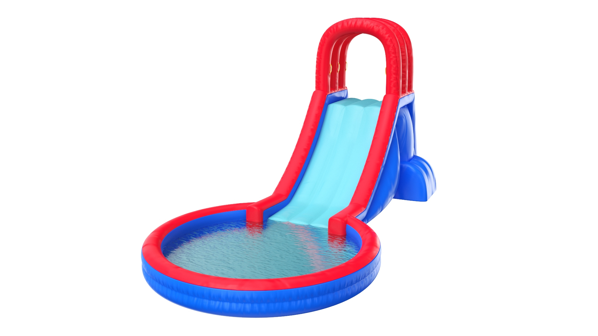 Inflatable Pool Game Slide 3D - TurboSquid 1911458