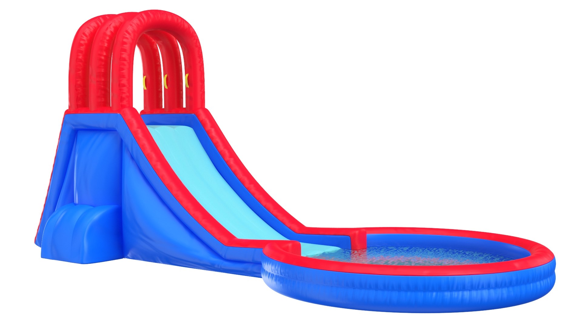 Inflatable Pool Game Slide 3D - TurboSquid 1911458