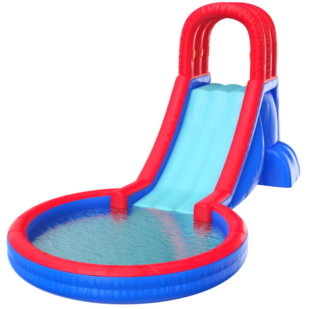 Inflatable Pool Game Slide 3D - TurboSquid 1911458