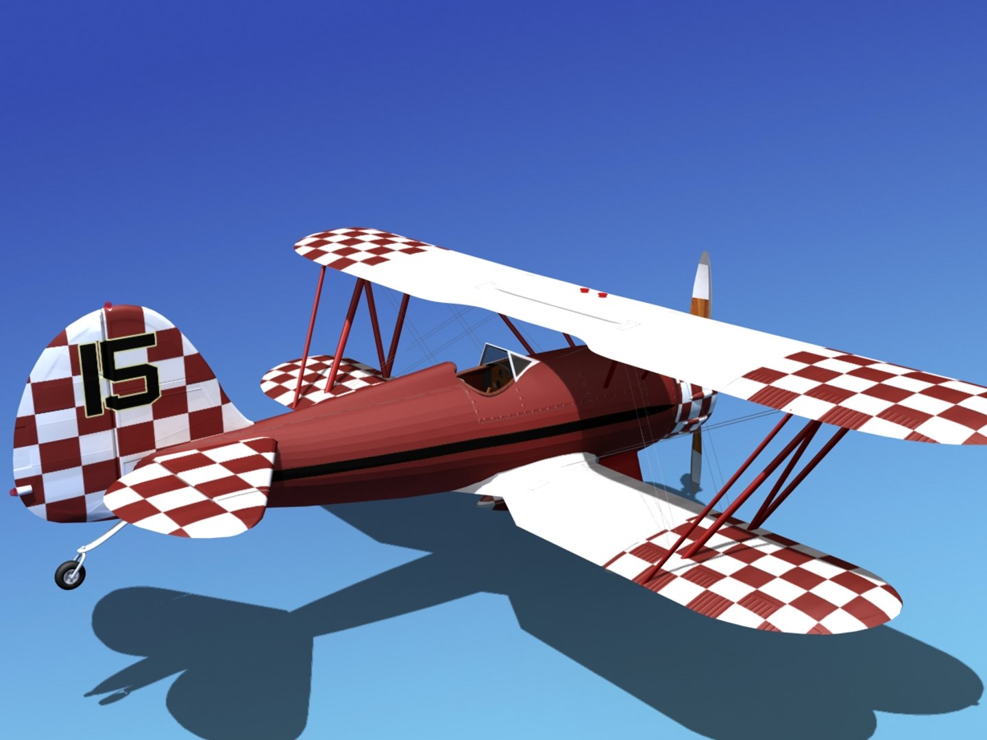 3d Waco Ymf-5 Ymf Model