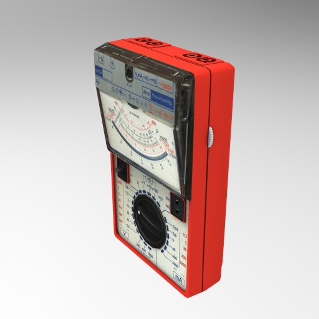 Voltmeter 3d Model